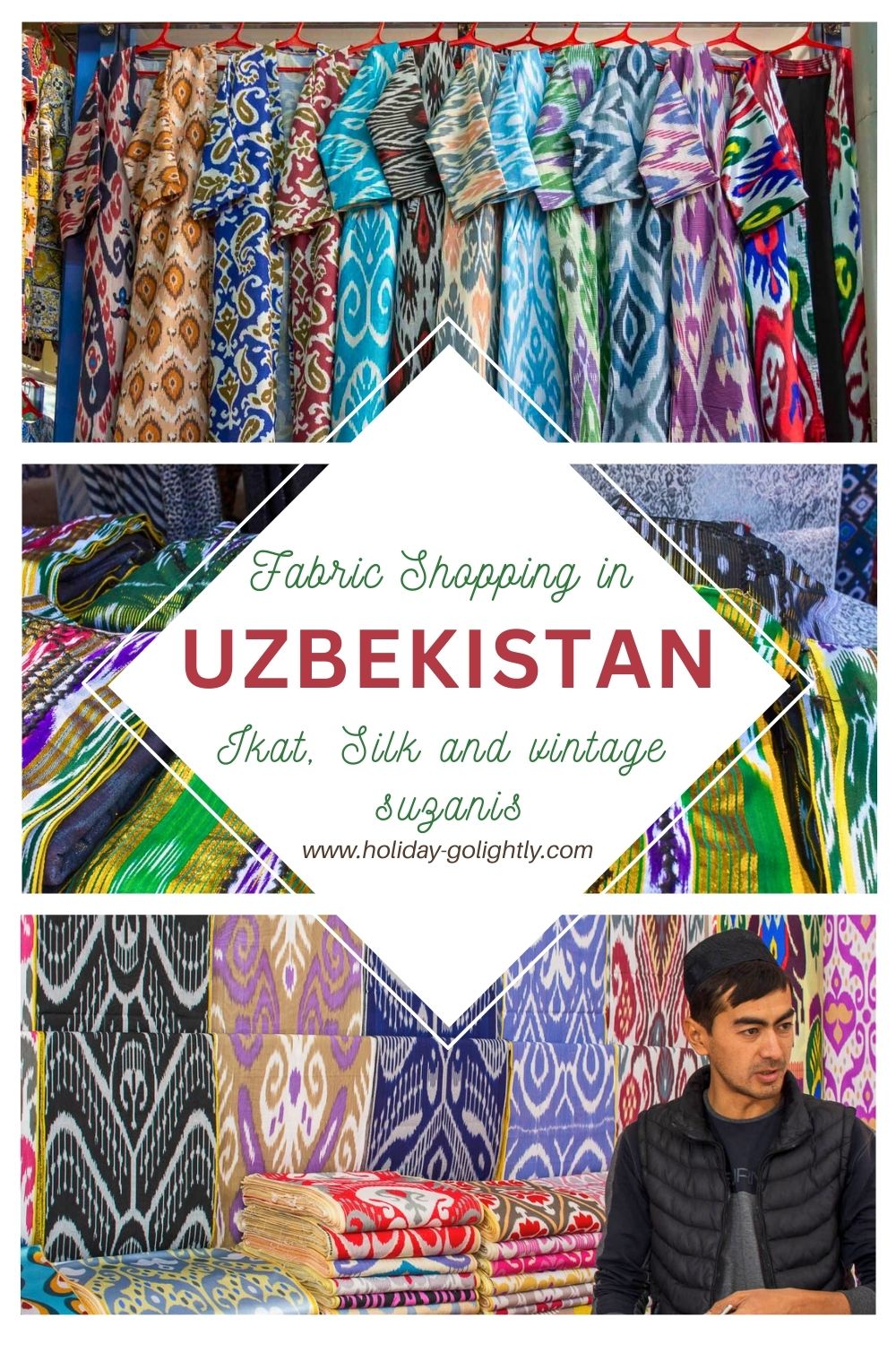 Fabric Shopping in Uzbekistan: Gorgeous ikat and vibrant colours ...